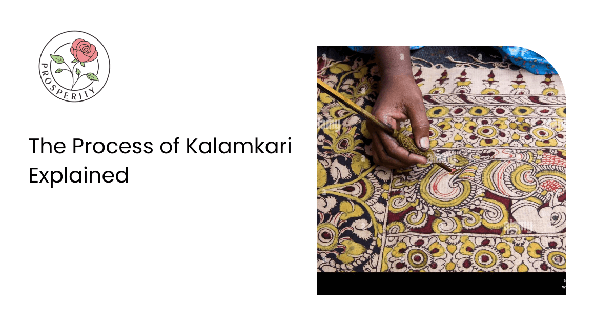 The Process of Kalamkari Explained | Prosperity Mirra – Prosperitymirra