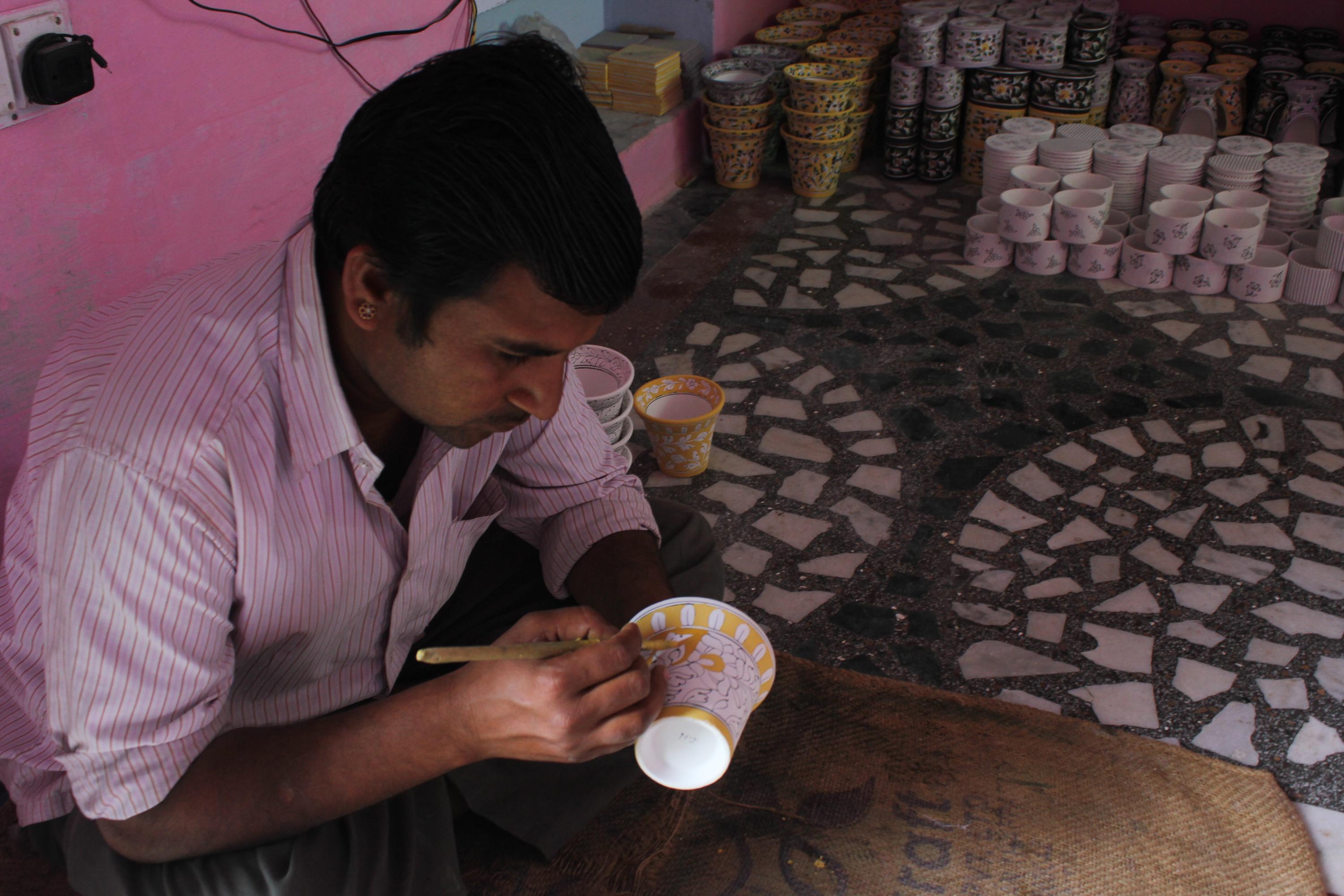 Handcrafted Blue Pottery from Jaipur, Rajasthan – Prosperitymirra